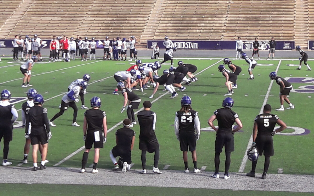 Weber State football opens spring camp with new faces on field ...